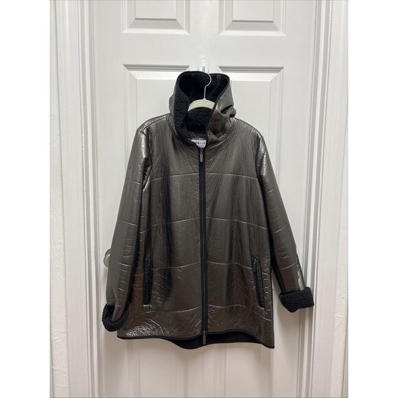 Nikki Jones | Jackets & Coats | Nikki Jones Montreal Womens Metallic ...
